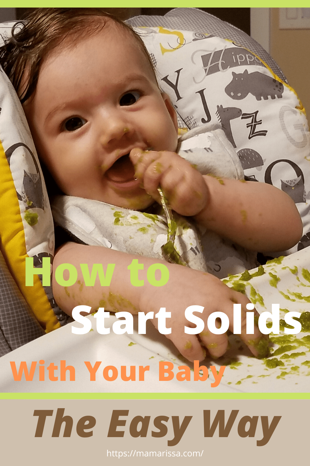 How to Start Solids With Your Baby - The Easy Way! • MAMA RISSA